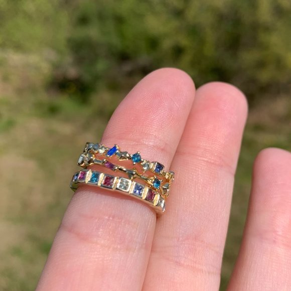 Kendra Scott | Jewelry | Kendra Scott Karis Gold Stackable Ring Set ...